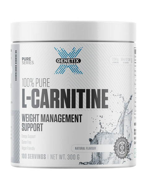 100% Pure L-Carnitine by Genetix Nutrition Essentials